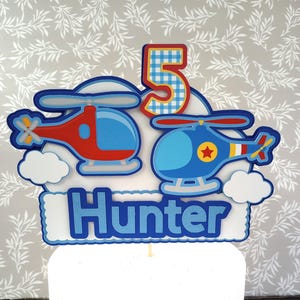 Helicopter Birthday Party Aviation Themed Helicopter Cake Boy Bday ...