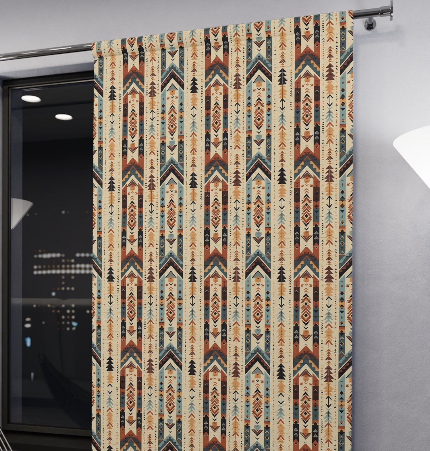 Aztec Curtains Blackout Aztec Style Curtains Aztec Decor for Aztec ...