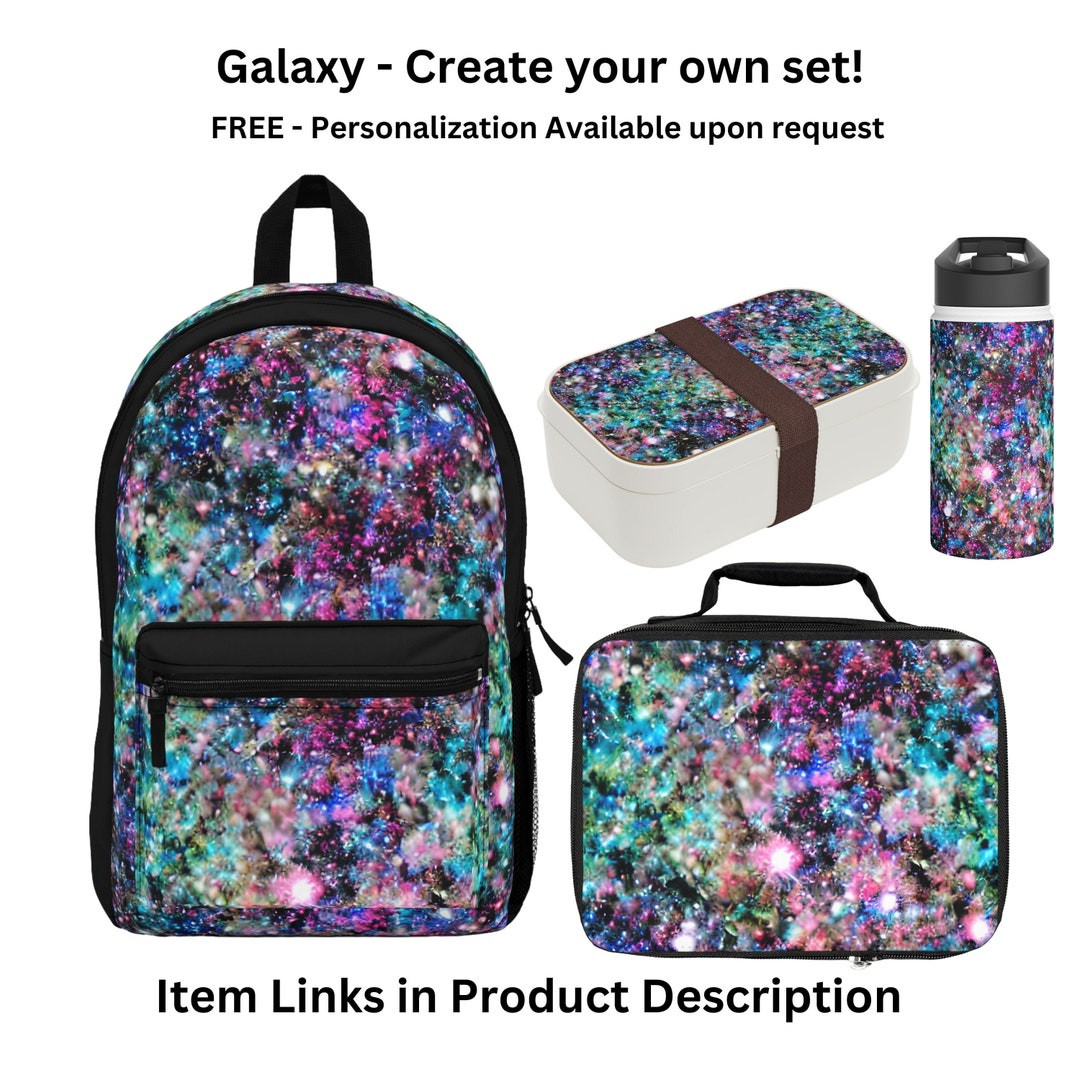 Galaxy LUNCH BOX for Teens Girls Backpack and Lunchbox Sets Girl Cool ...