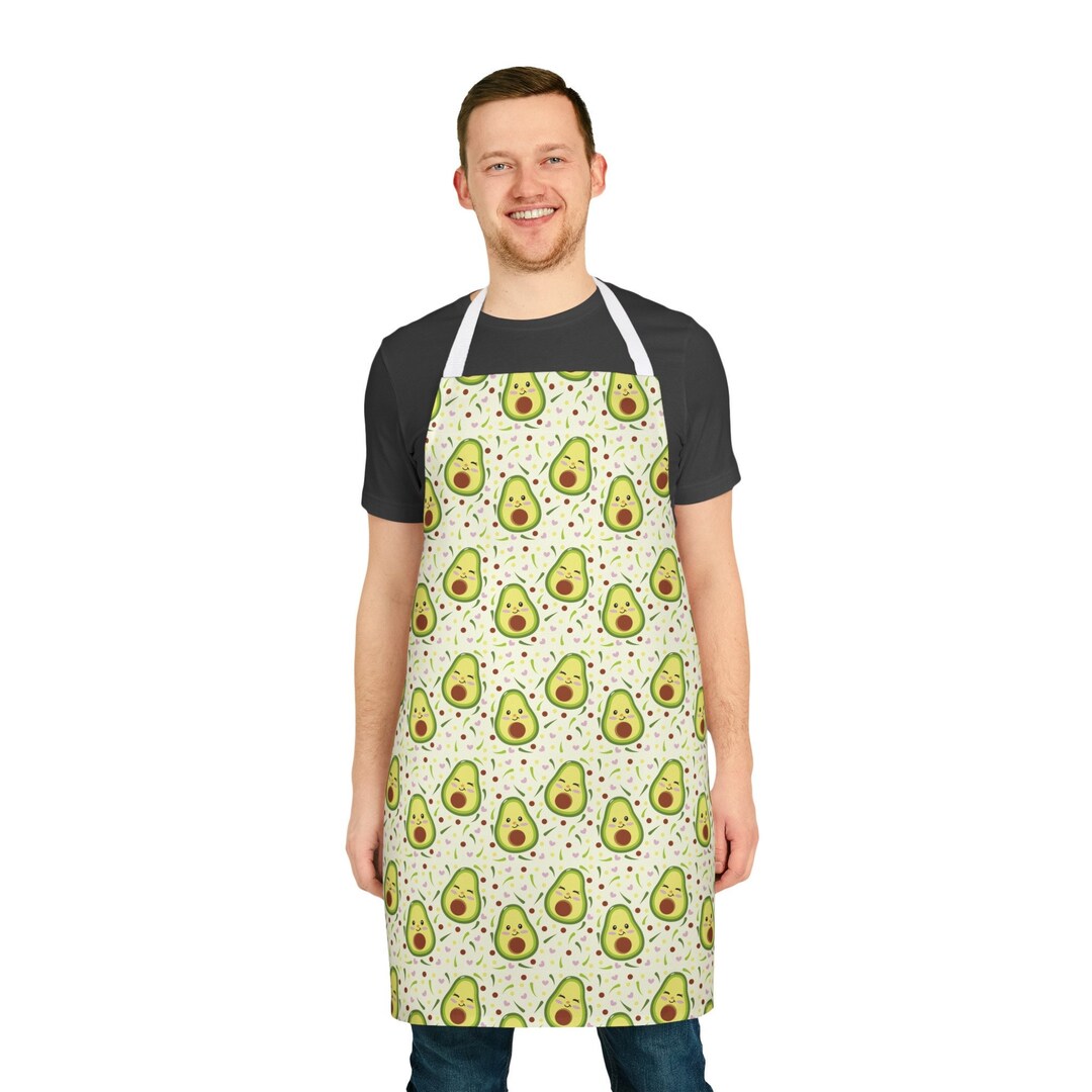 Avocado Apron Cooking Restaurant Apron Husband Fun Work Apron Gifts ...