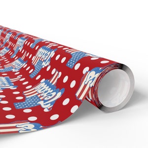 Polka Dot Texas Flag State Wrapping Paper Roll for Men Texas Gift Wrap ...
