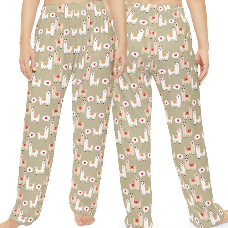 Llama Pajama Matching Sets for Couples Llama Lover Gifts Matching Pjs ...