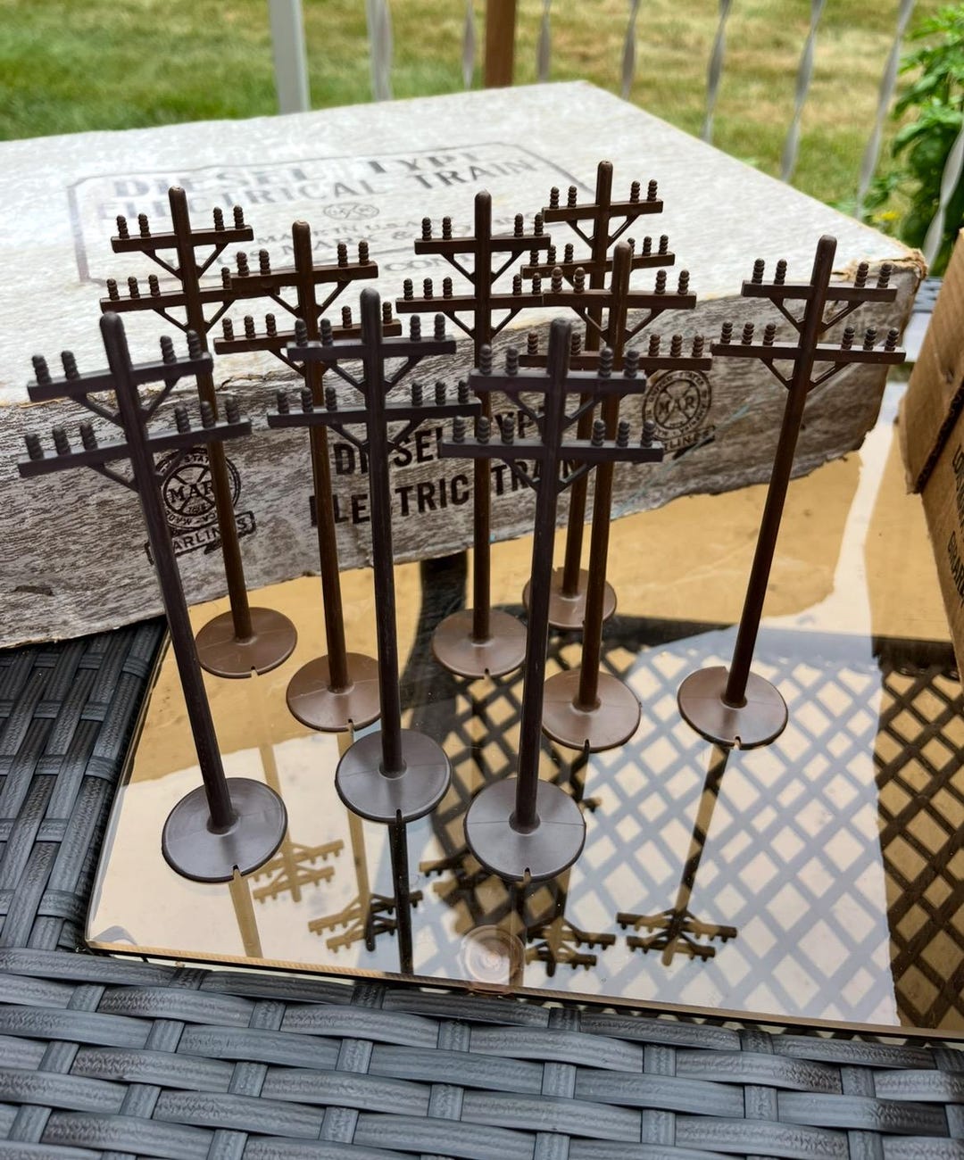 Vintage 1950s Monon Electric Train Set Miniature Telephone and Electric ...