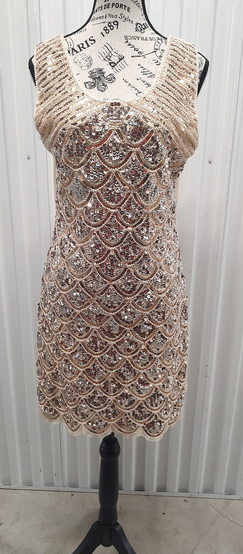 Sequence Gold Mermaid Dress - Etsy