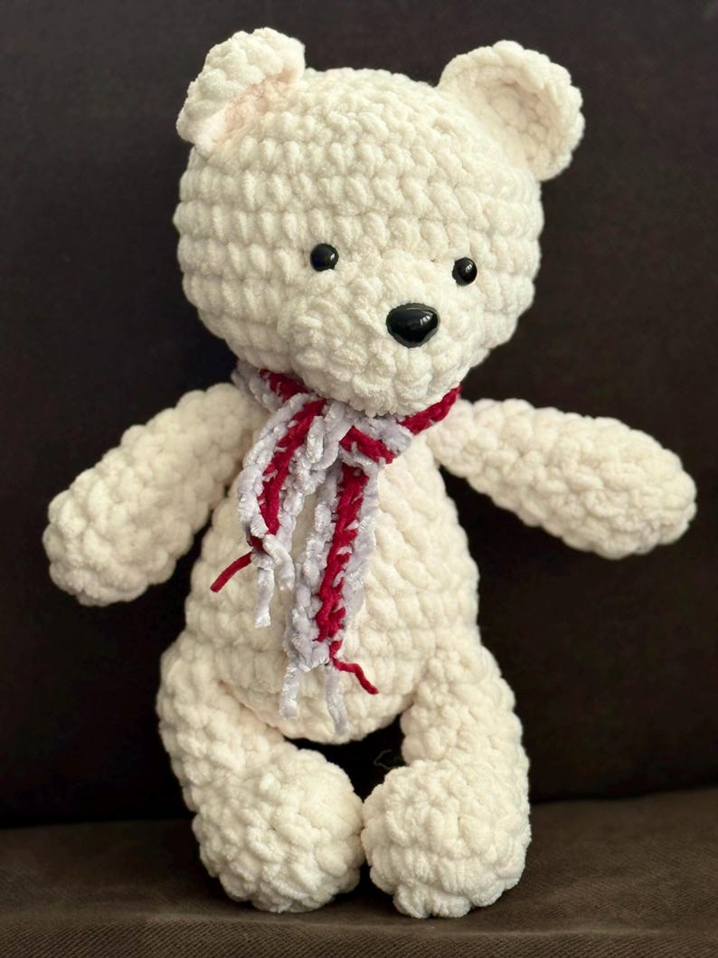 Handmade Crochet Teddy Bear | Valentine’s Day Gift | Personalized ...