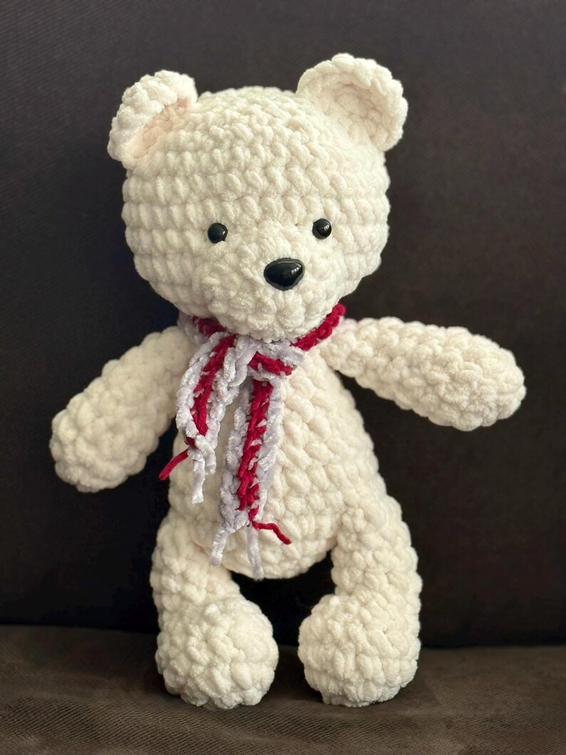 Handmade Crochet Teddy Bear | Valentine’s Day Gift | Personalized ...