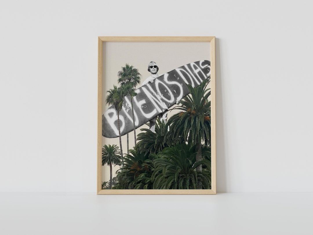 Surf Collage Poster - Etsy