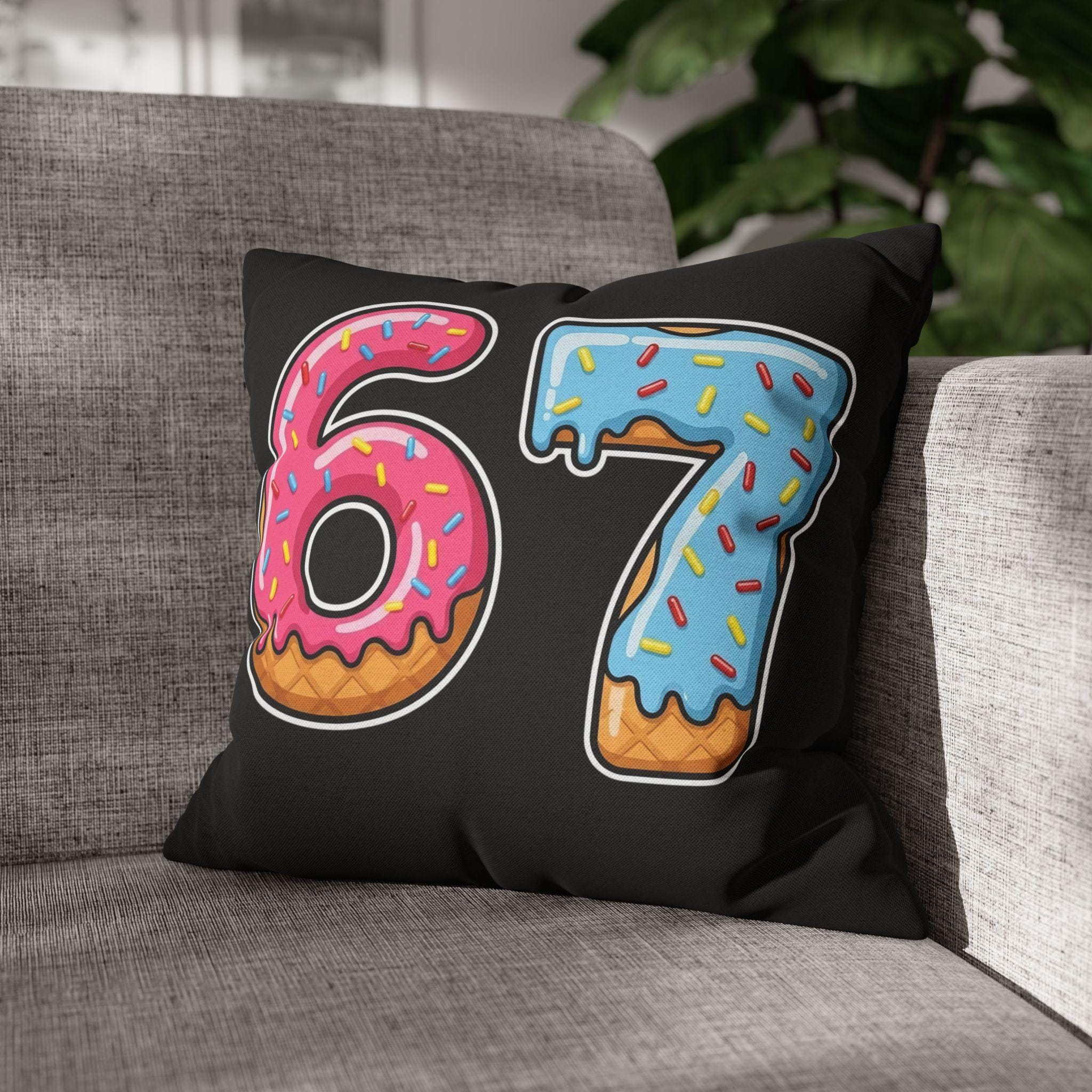 Six Seven Cone Slang Meme Pillowcase Viral Teen Meme Design Pillowcase ...