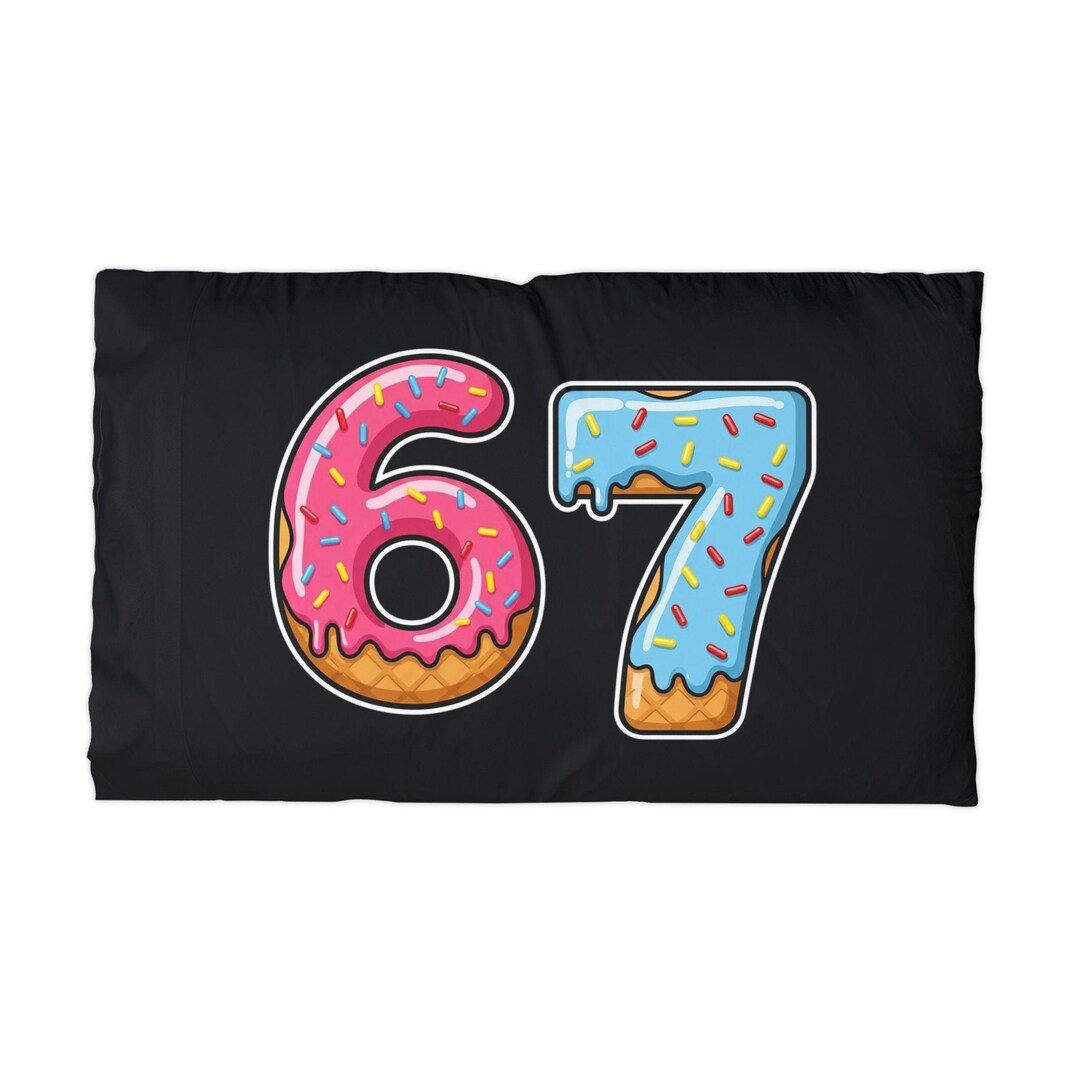 Six Seven Cone Slang Meme Pillowcase Viral Teen Meme Design Pillowcase ...