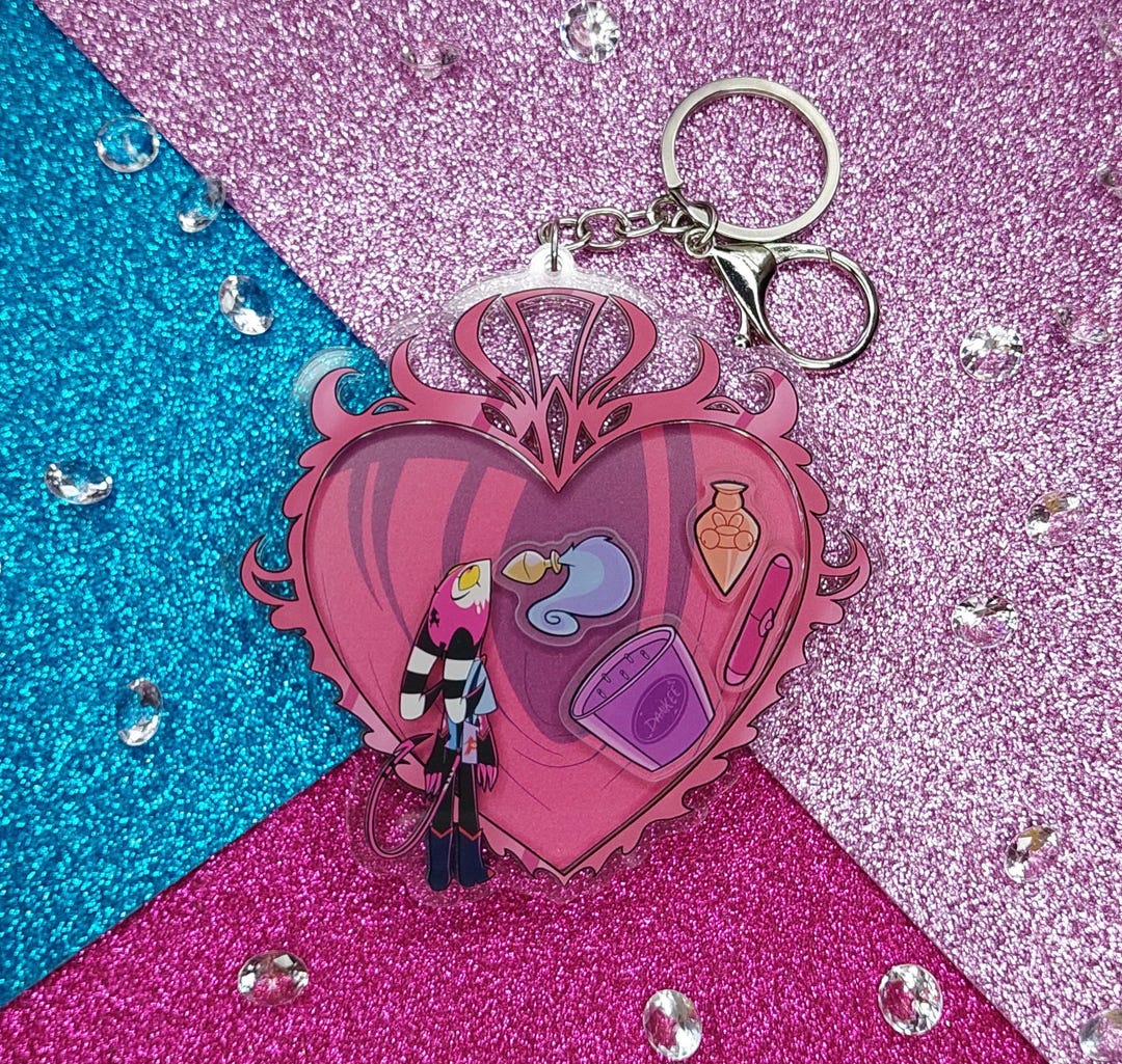 Full Moon Blitzø Helluva Boss Acrylic Shaker Keychain PRE-ORDER - Etsy