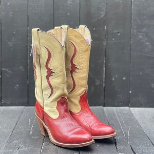 Womens Us 8, Frye Boot, Red Cowgirl Boots, Vintage Cowgirl Boots ...