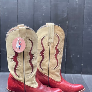 Womens Us 8, Frye Boot, Red Cowgirl Boots, Vintage Cowgirl Boots ...