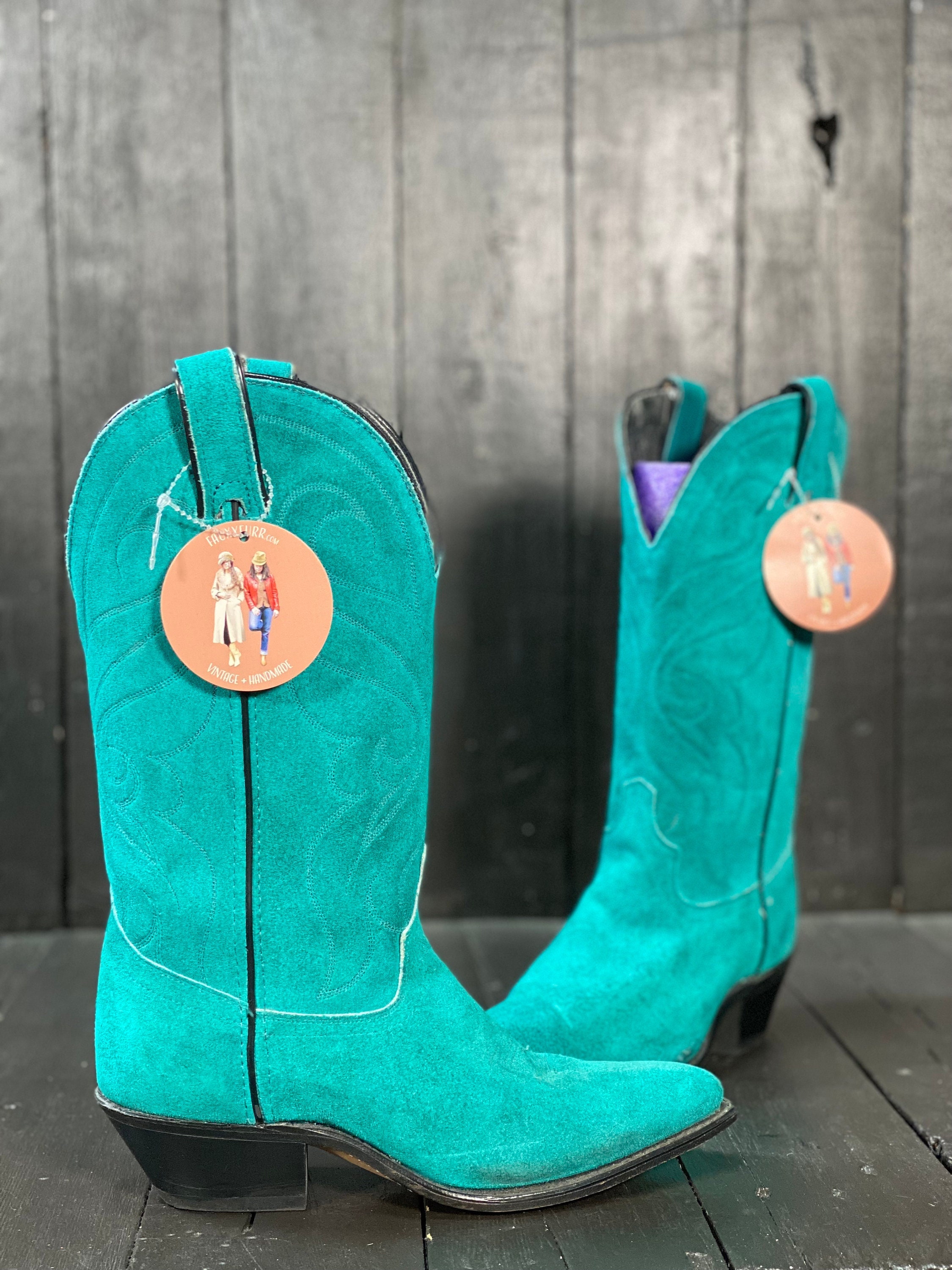 Blue Cowgirl Boots For Women