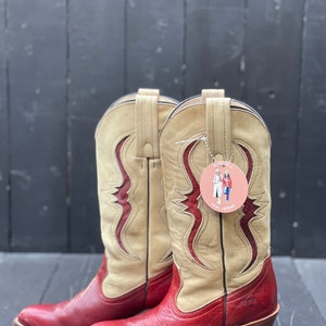 Womens Us 8, Frye Boot, Red Cowgirl Boots, Vintage Cowgirl Boots ...