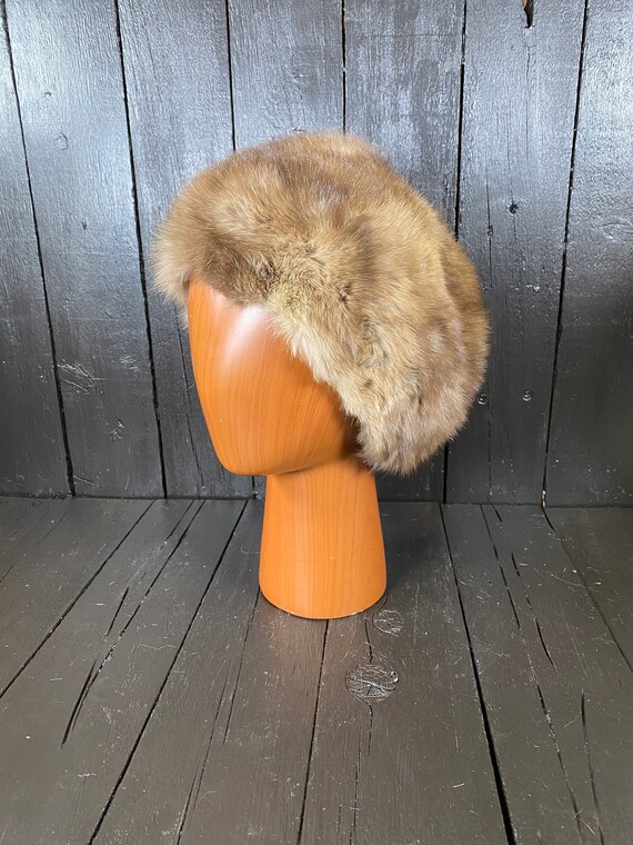 Vintage real fur hat - Gem