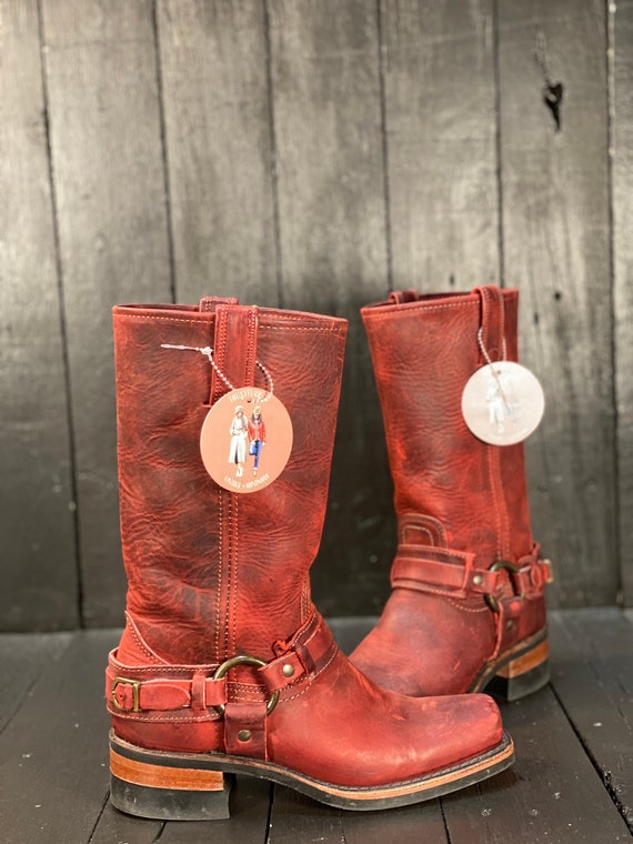 Womens Us 10 Frye Boot Vintage Frye Boots Red Frye Boots - Etsy