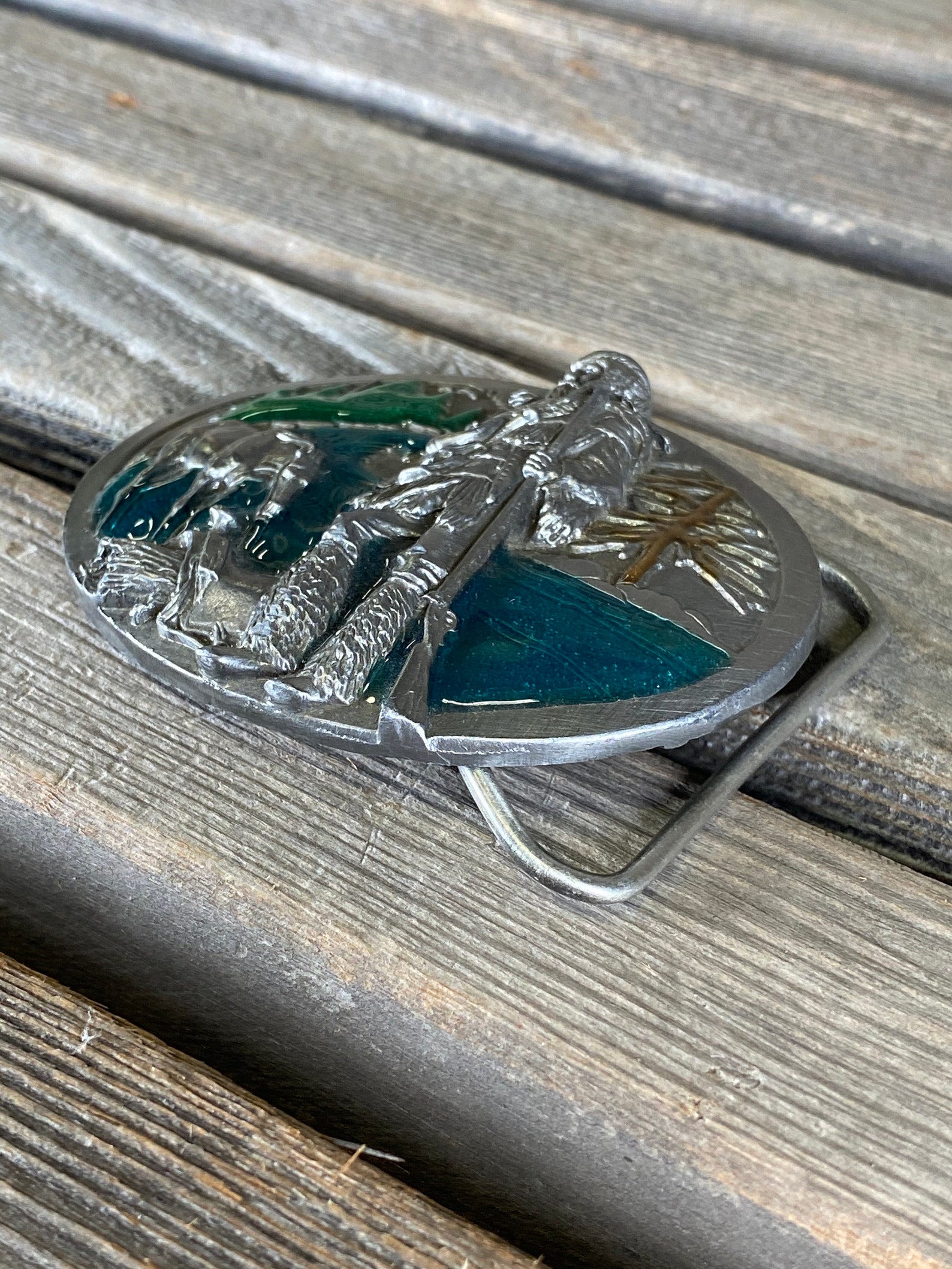 American Frontier Belt Buckle Mountain Men Belt Buckle - Etsy