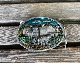 Farming Belt Buckle - Etsy