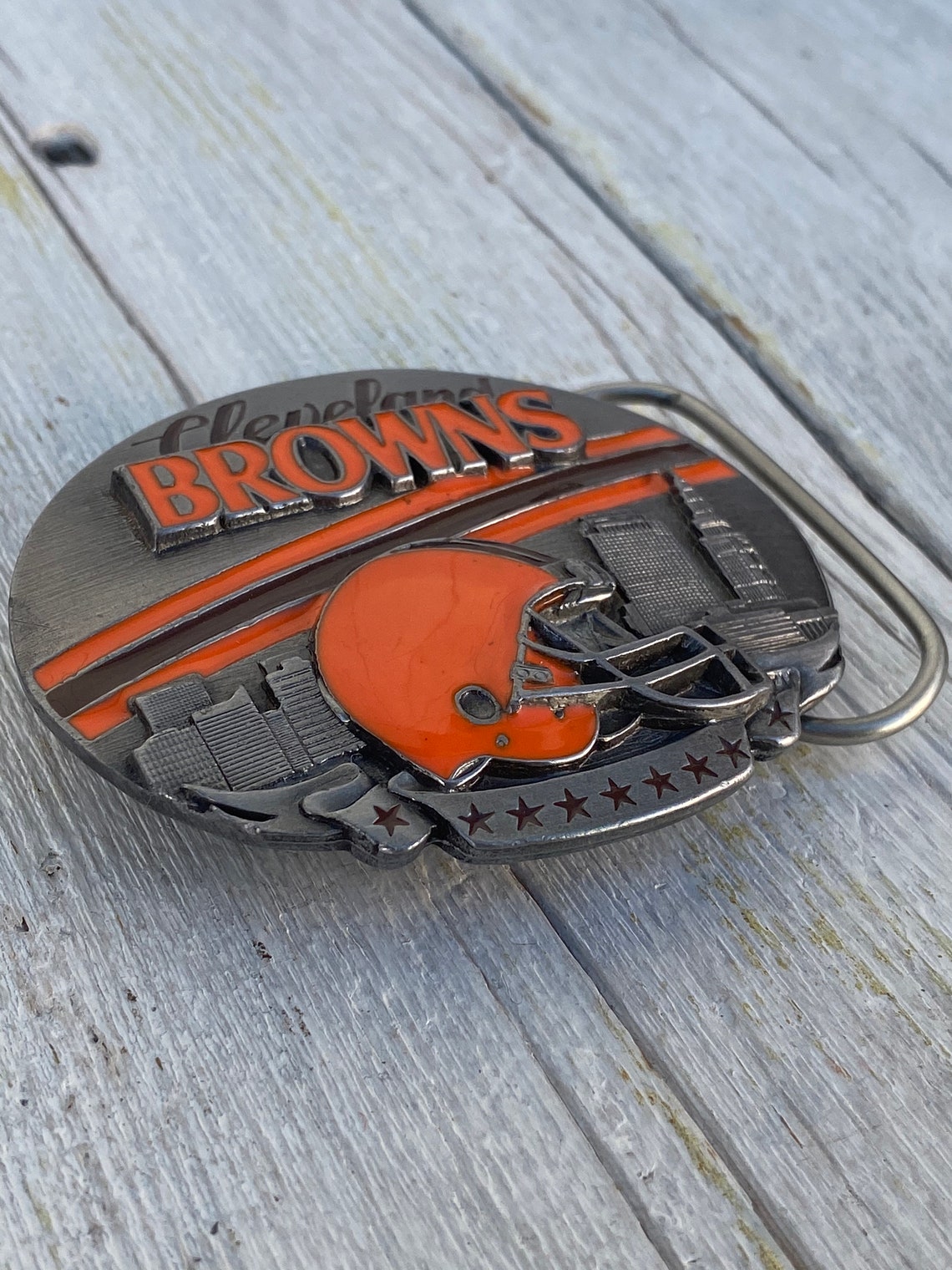 Cleveland browns browns belt buckle nfl belt buckle FREE | Etsy