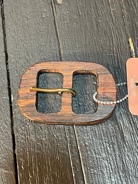 Wood Belt Buckle Custom Made with With Center Circle … - Gem