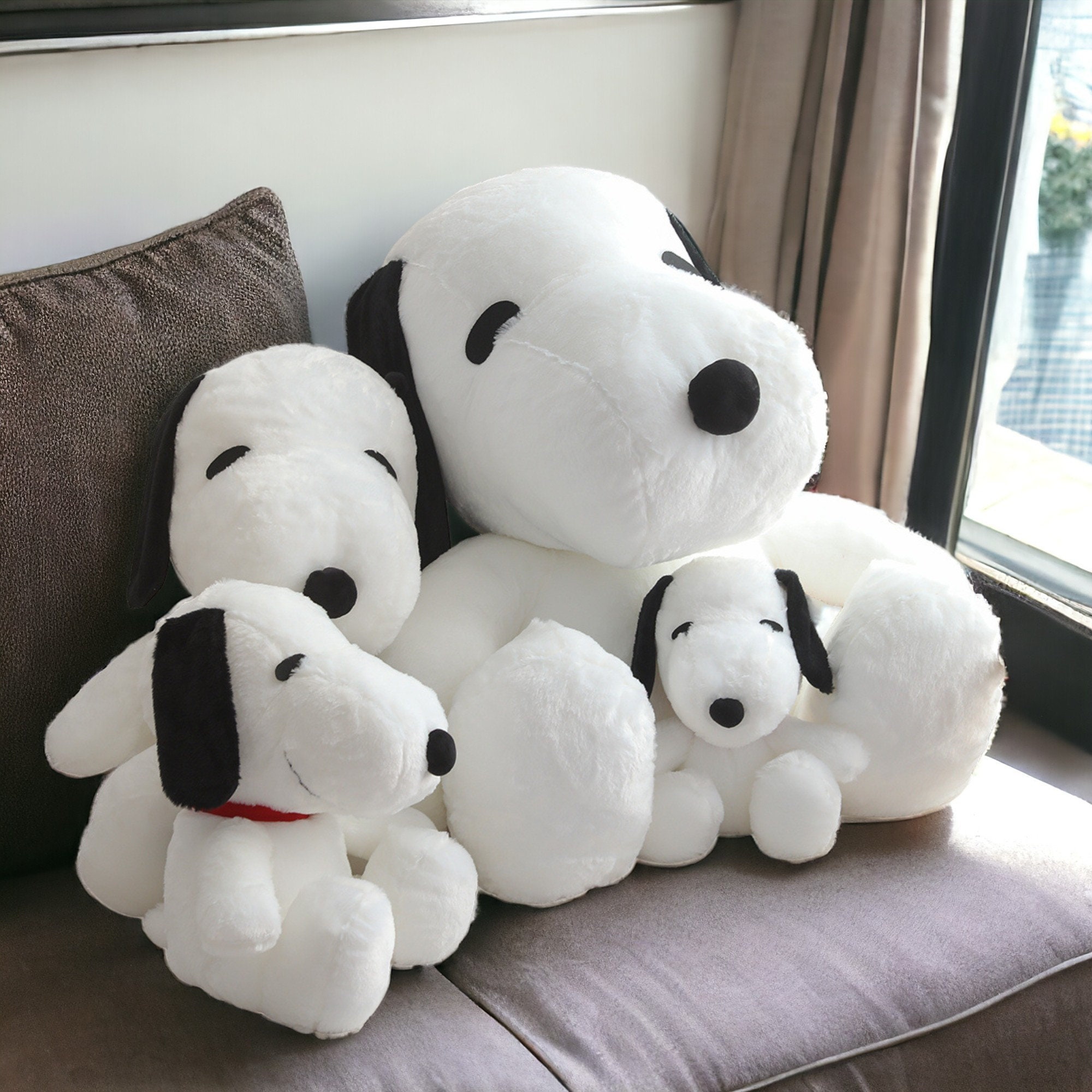 Giant Snoopy the Dog Stuffed Animal, Peanuts Snoopy Plush Toy, Snoopy ...