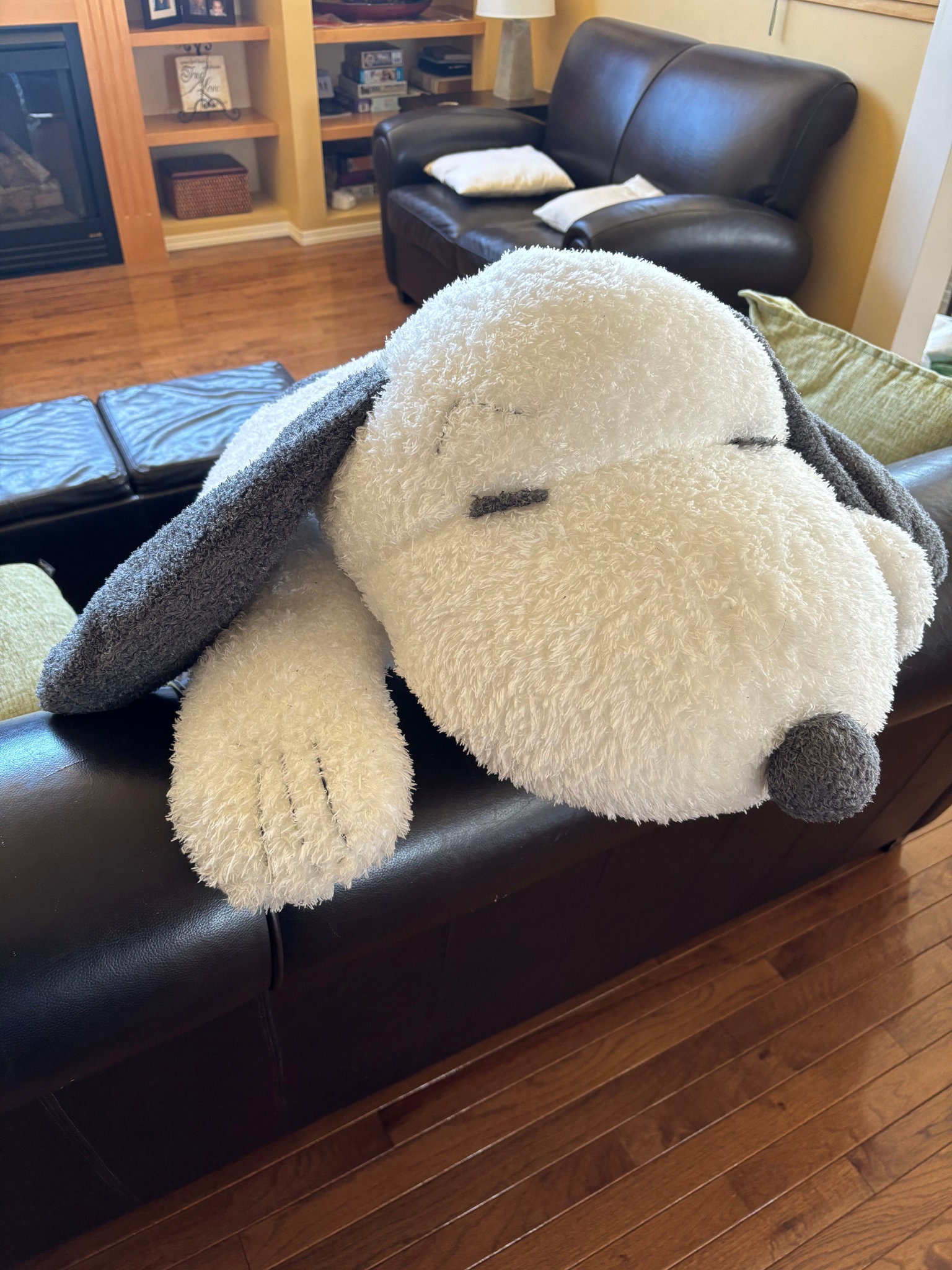 120cm Giant Snoopy the Dog Plush Toy, Peanuts Snoopy Stuffed Animal ...