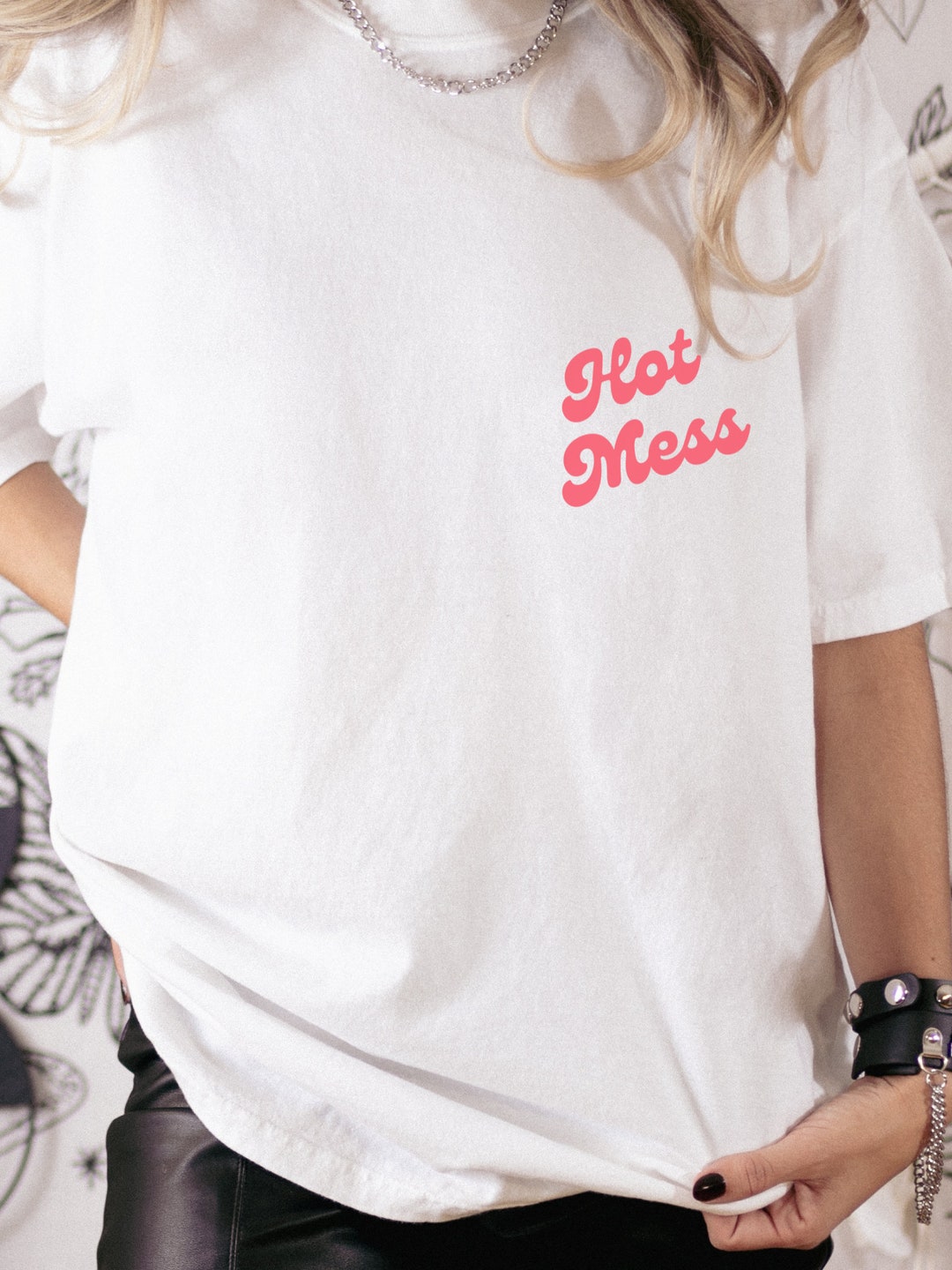 Hot Mess Shirt, Hot Mess T-shirt, Cute Tee, Graphic Tee, Trendy ...