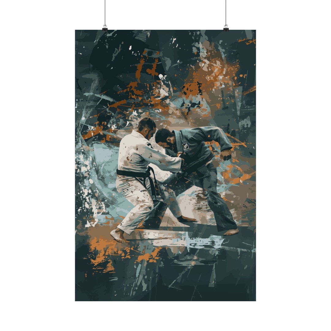 BJJ Poster , Brazilian Jiu Jitsu Poster , Judo Poster , Grappling ...
