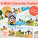 Bible Character Posters, Kids Bible Stories, Homeschool Learning ...