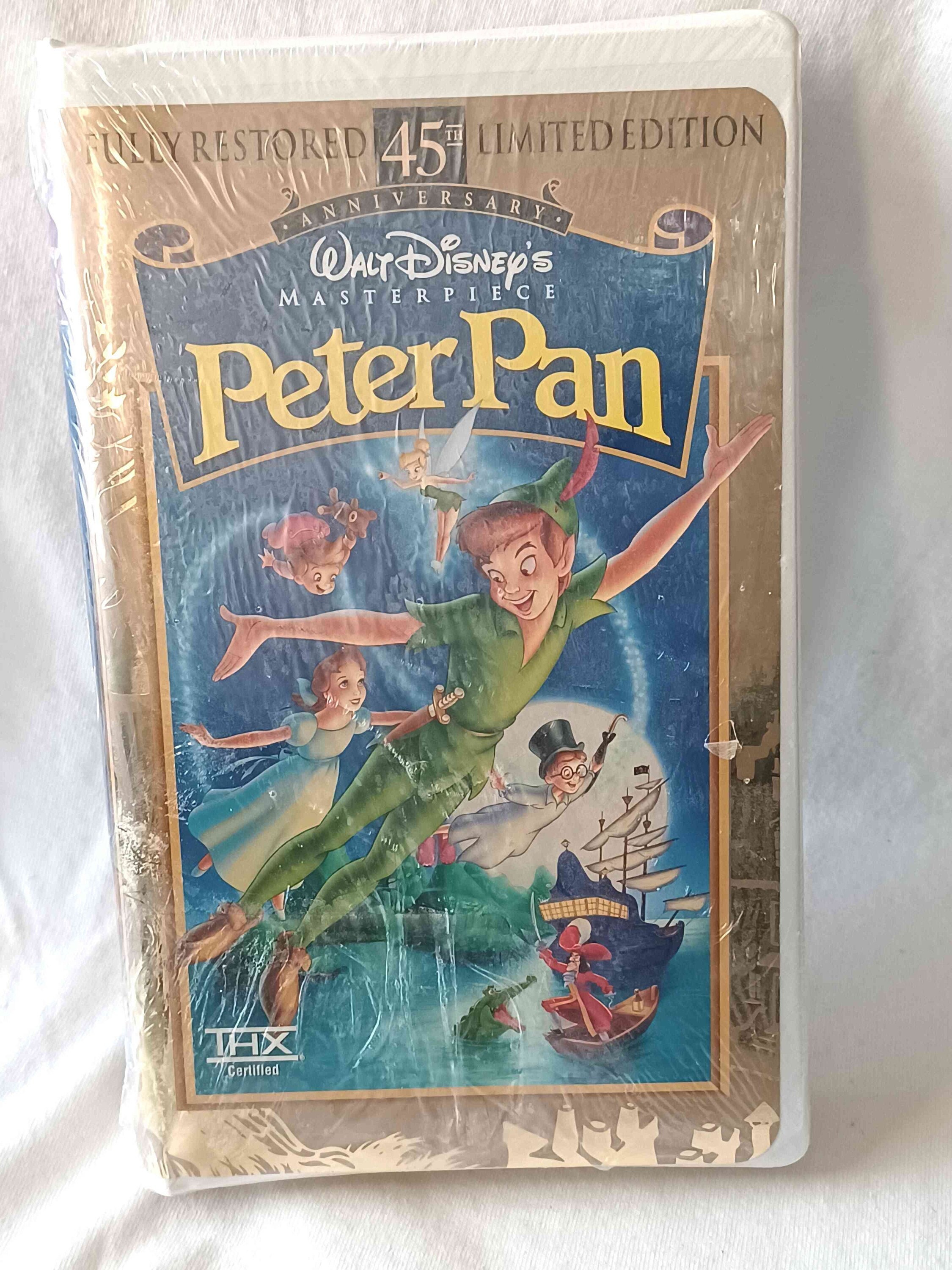 Sealed VHS: Disney's Peter Pan 45th Anniversary Limited Edition - Etsy