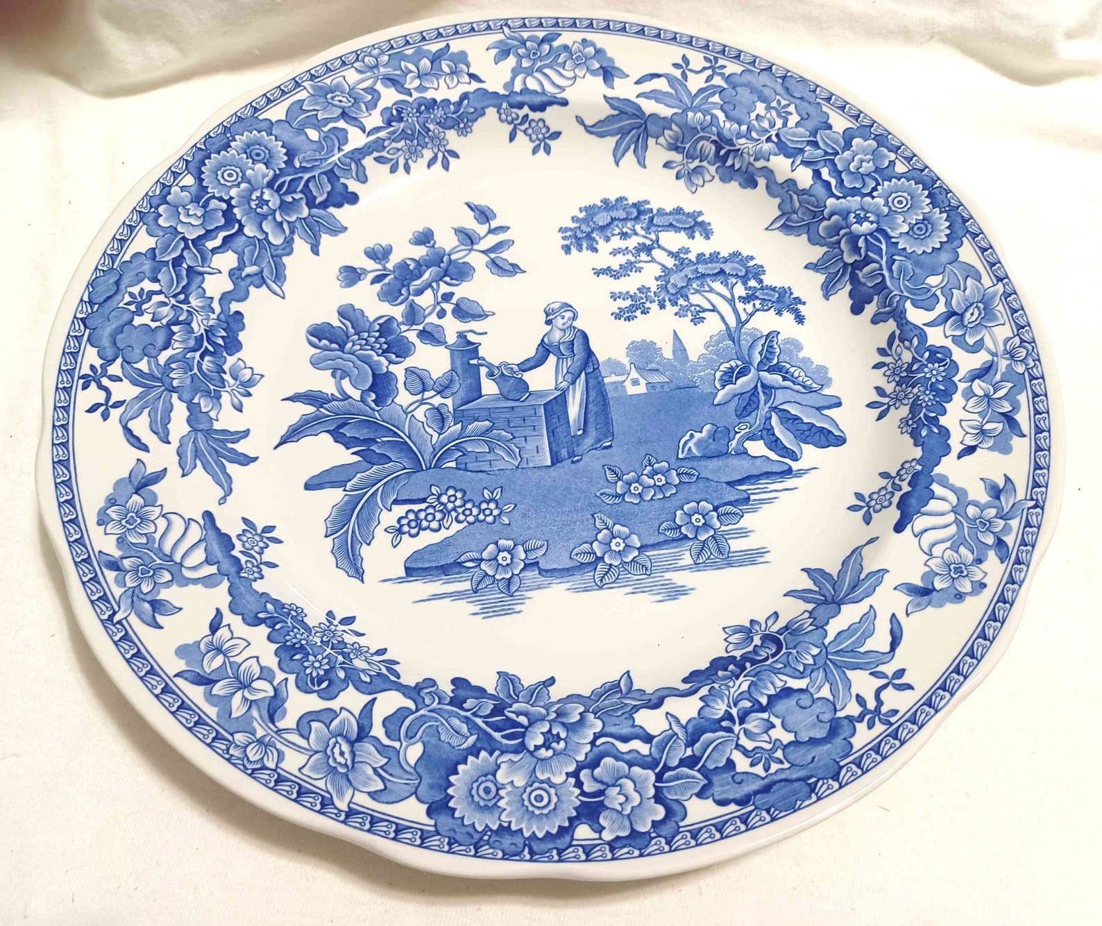 SPODE Blue Room Collection Plates, Porcelain Dinner and Salad -- Buyer ...