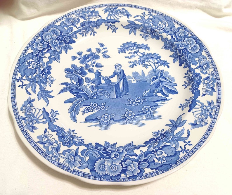 SPODE Blue Room Collection Plates, Porcelain Dinner and Salad -- Buyer ...