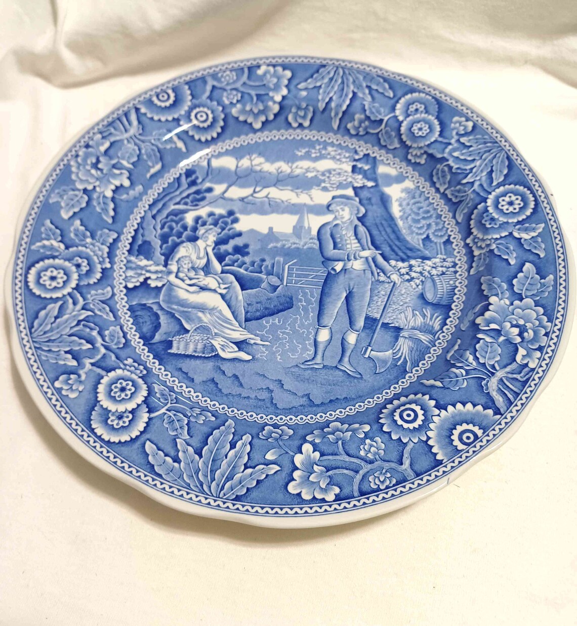 SPODE Blue Room Collection Plates, Porcelain Dinner and Salad -- Buyer ...
