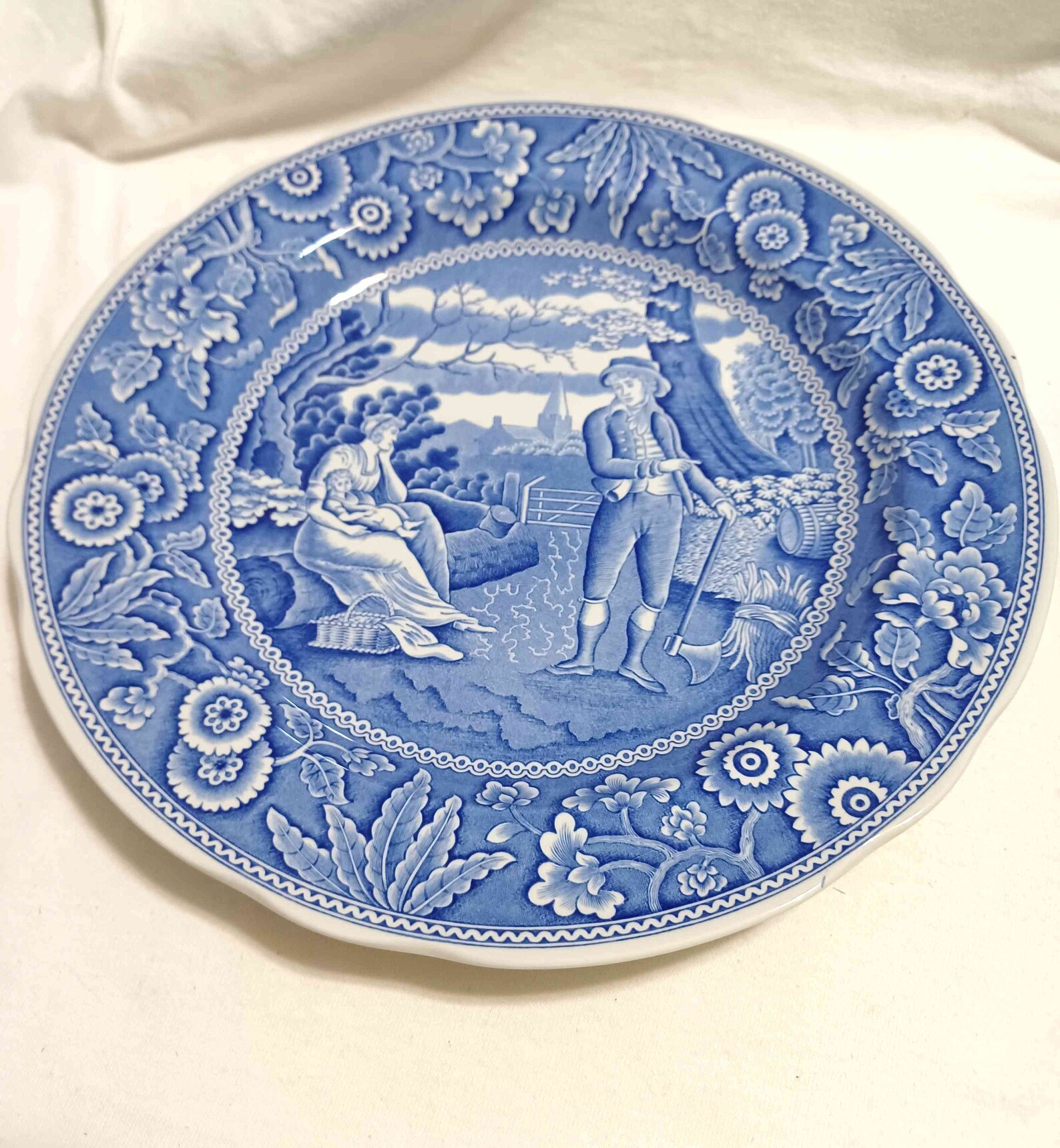 SPODE Blue Room Collection Plates, Porcelain Dinner and Salad -- Buyer ...