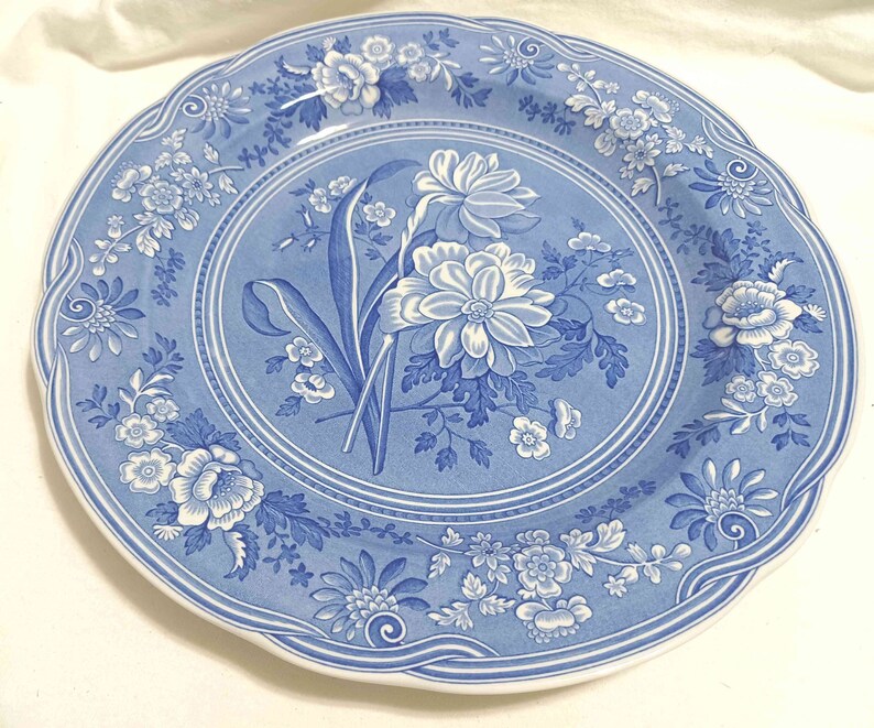 SPODE Blue Room Collection Plates, Porcelain Dinner and Salad -- Buyer ...