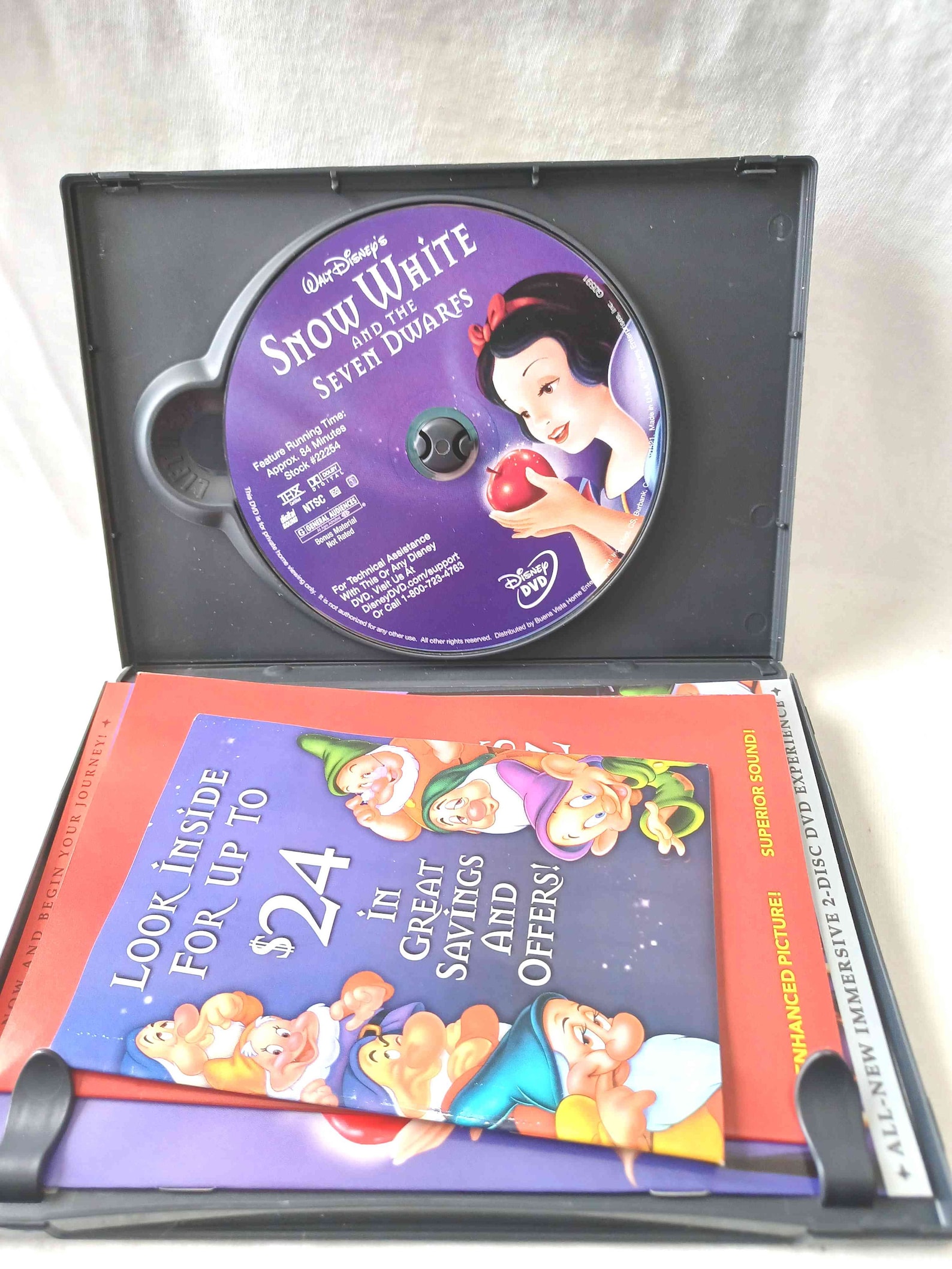 Disney's Snow White and the Seven Dwarfs DVD 2001 Platinum Edition 2 ...