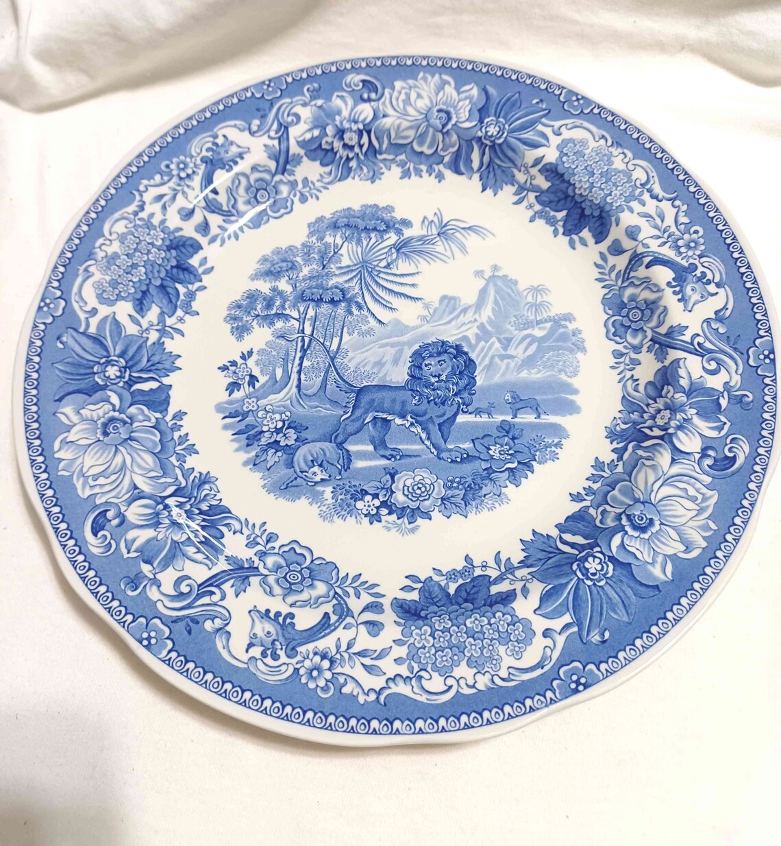 SPODE Blue Room Collection Plates, Porcelain Dinner and Salad Buyer's ...