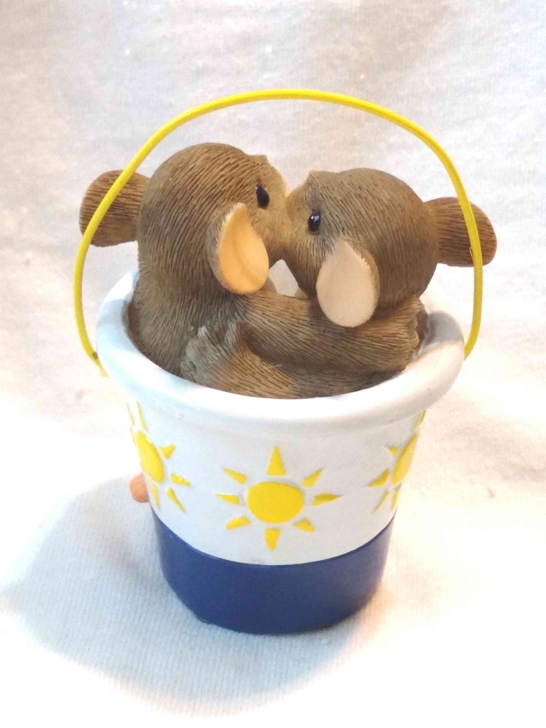 Sand Pail Figurine you're My Pal by Dean Griff's Charming Tails, Beach ...