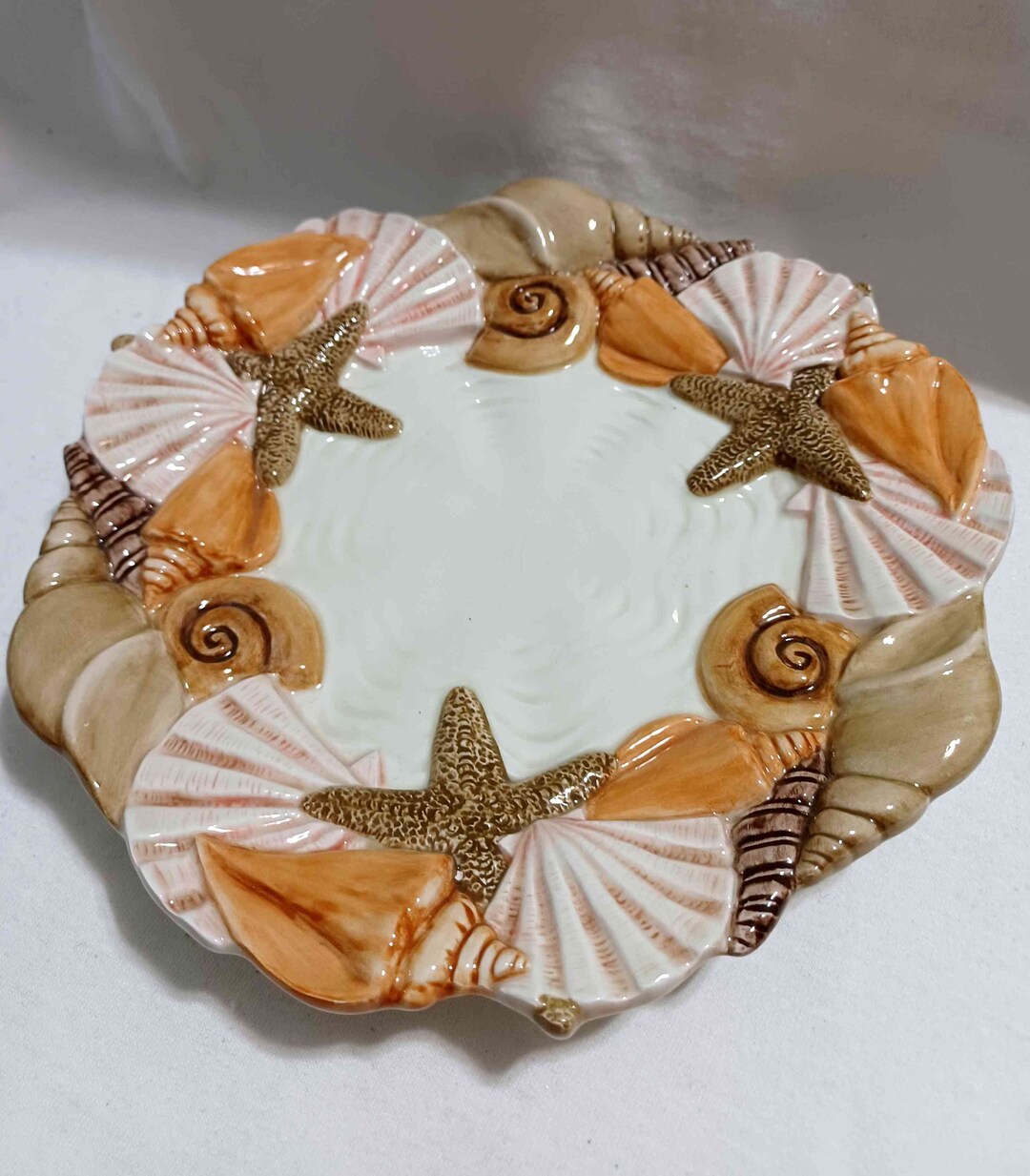 Seashell Canape Plate From Fitz & Floyd Seascape Collection -- Shells ...