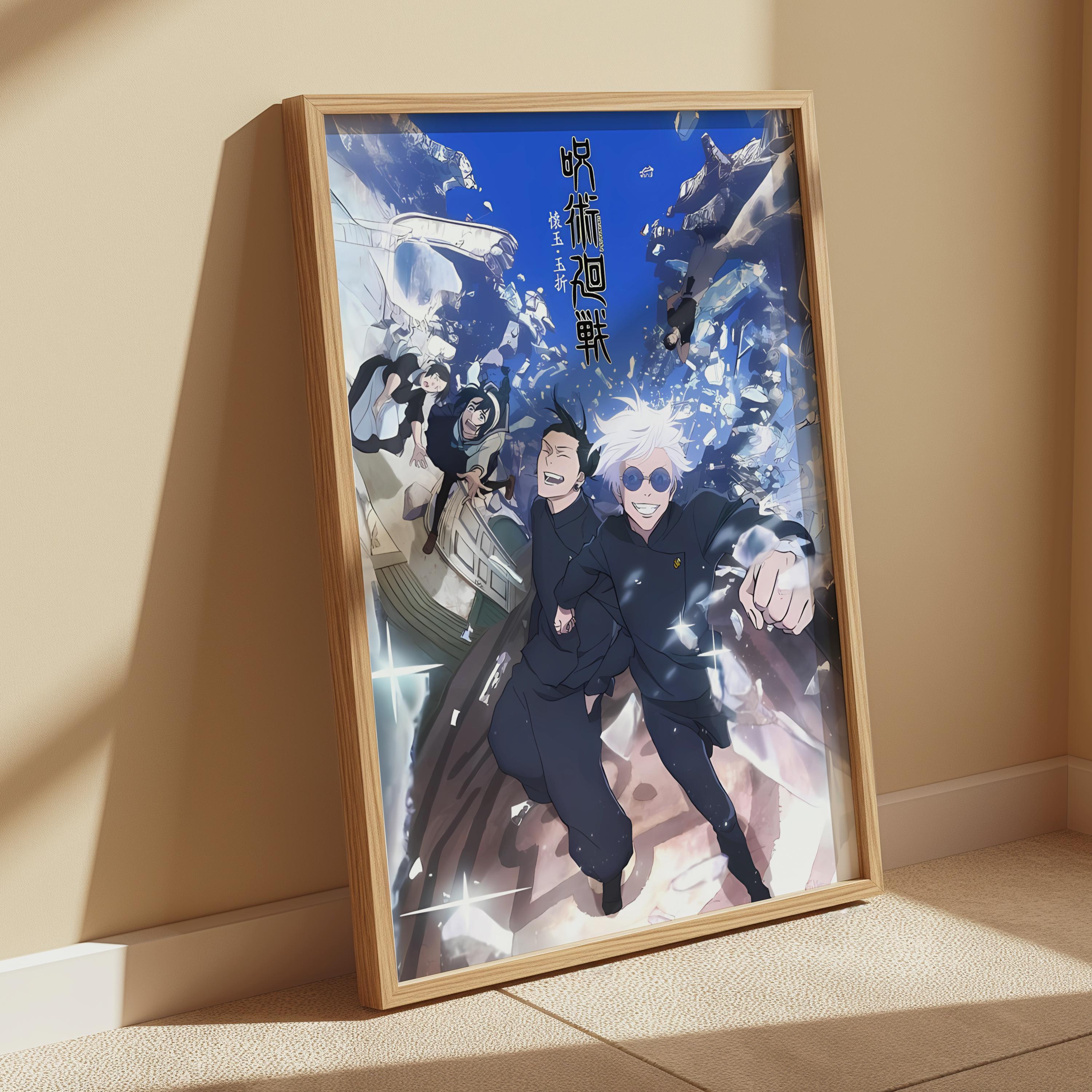 Jujutsu Kaisen Anime/manga Poster V2 1 Piece Set Satoru Gojo, Suguru ...