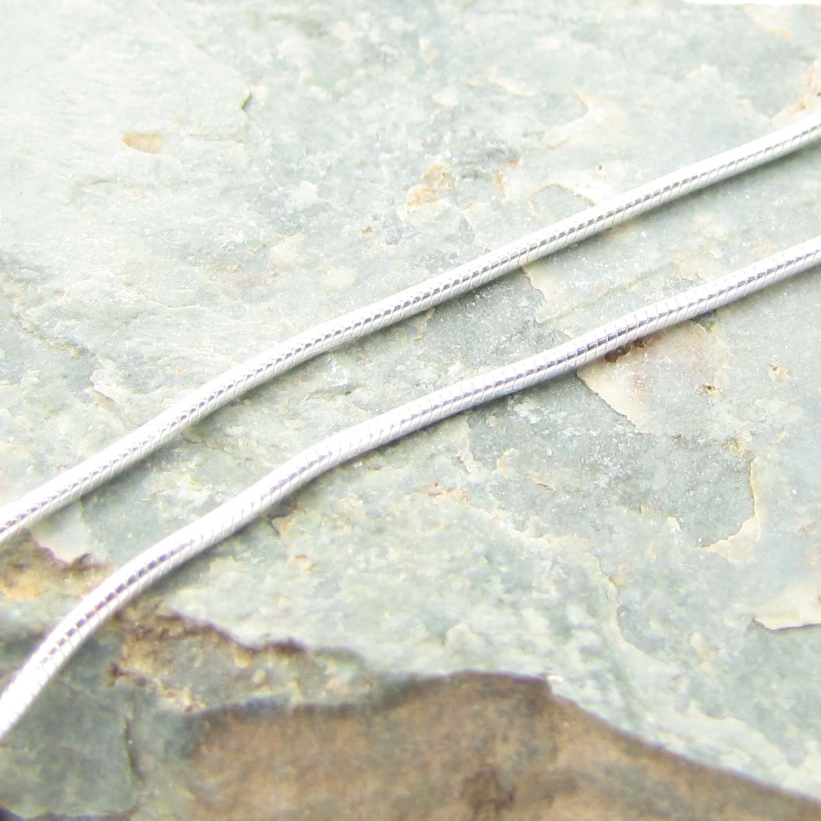 20 Inch Sterling Silver Snake Chain Necklace - Etsy