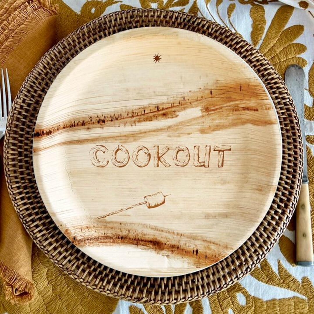 Compostable Palm Leaf Plates for Summer Entertaining | Maaterra ...