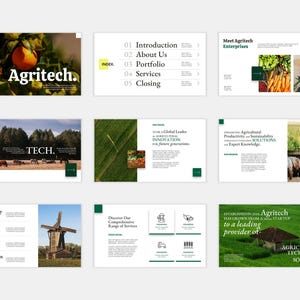 Agritech Farming - Classic and Modern Presentation Template (personal ...