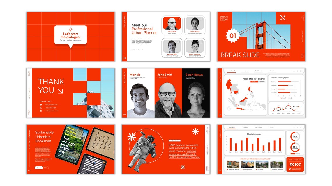 Conference Presentation Template - TED Talk Style (personal License) - Etsy