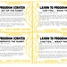 Scratch Task Cards Bundle: 3 Levels - Etsy