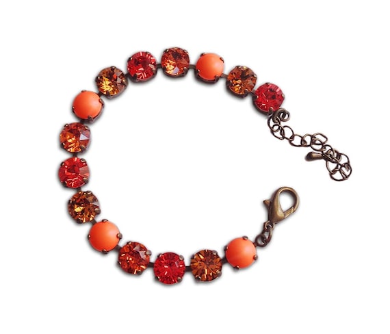 Orange topaz bracelet store