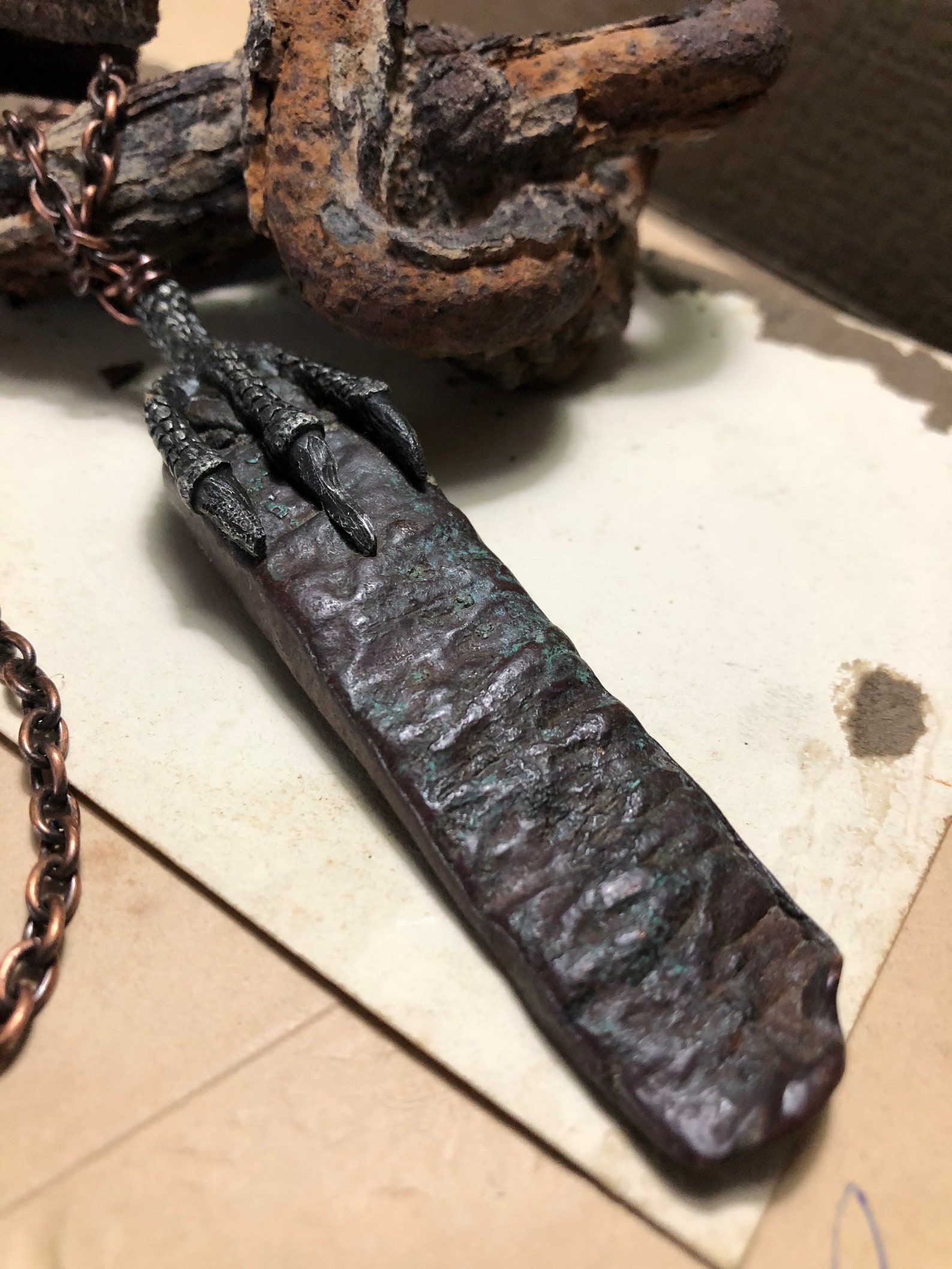 Clawed Copper Spike Very Old Metal Spike From Shipwreck - Etsy