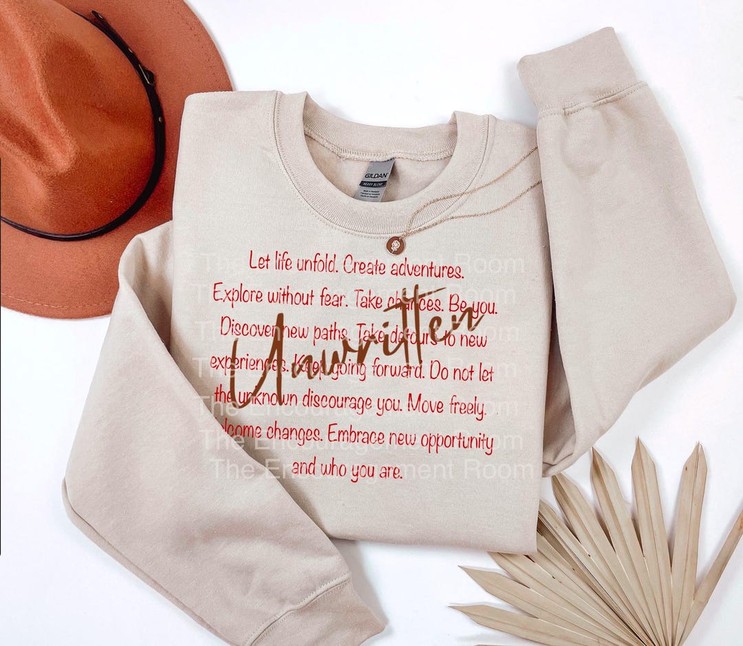 Digital, Download, Png, Unwritten, Let Life Unfold Motivation - Etsy