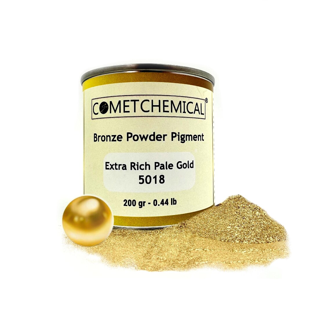 200g Metallic Gold Pigment: Extra Rich Pale Gold for Epoxy Resin - Etsy