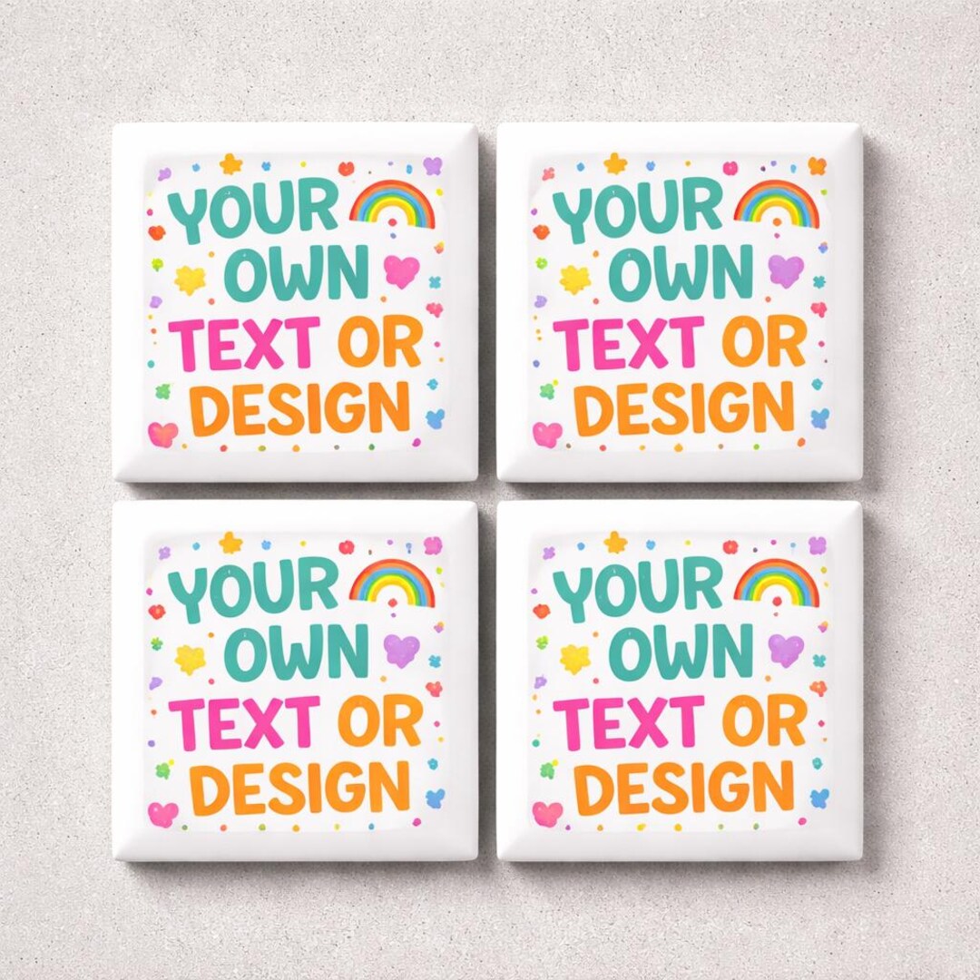 Custom Full Color Magnets (2x2) and Badge Pins (2.25"), Pinback Buttons ...